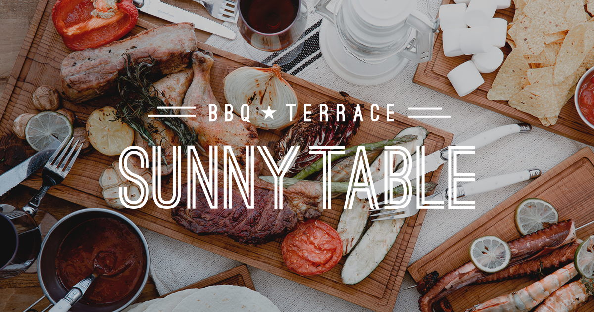 ラスカ茅ヶ崎 屋上バーベキューテラス｜Sunny Table サニーテーブル